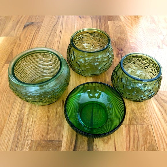 Accents | Vintage Green Bowl Set Of 4 | Poshmark